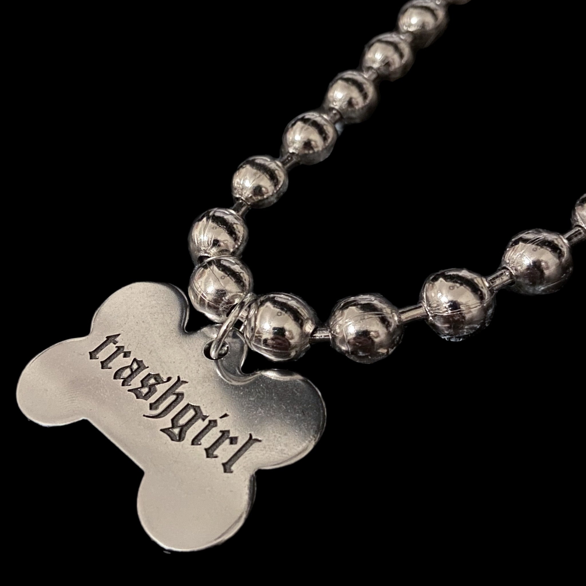 Alternative Bone Pendant Ball Chain Necklace | trashgirl ...
